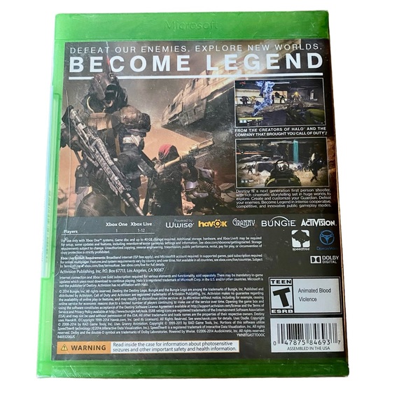 Xbox | Video Games & Consoles | Xbox One Destiny Video Game New | Poshmark